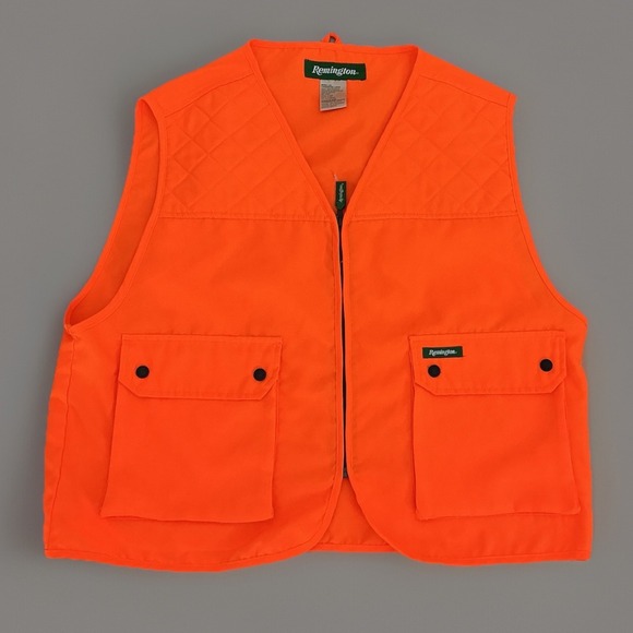 Remington | Jackets & Coats | Remington Blaze Orange Hunting Vest ...